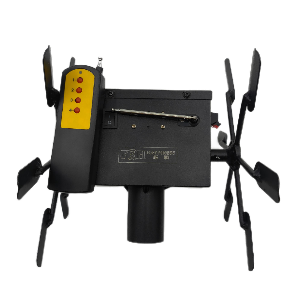 Wireless Remote Control Double Wheels Cold Pyro Fountain machine ...